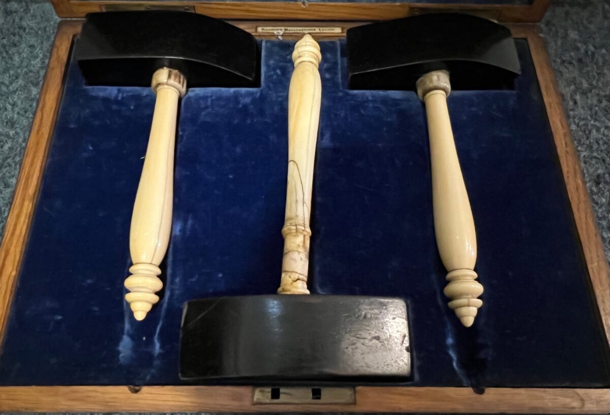 Historic Ivory Gavels from the early 20th Century - Ampthill Freemason ...